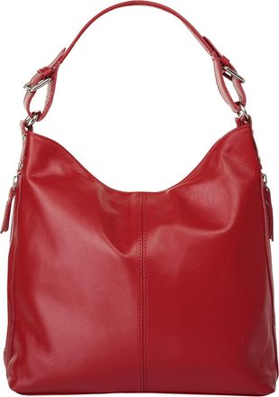 Samantha Look Handtasche Echt Leder Damen | Made in Italy, elegante Schultertasche, Umh&auml;ngetasche aus Leder | 017580