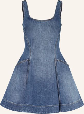 Self Portrait Self-Portrait Jeanskleid blau