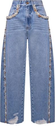 PatBo Camila Coelho Beaded Jeans