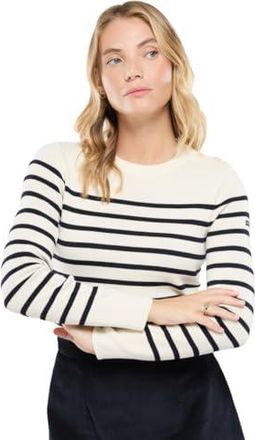 Armor Lux Pull Marin à Boutons en Ivoire végétal PAIMPOL