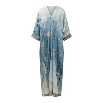 Pierre-Louis Mascia Femme, Robes, Bleu, Taille: 40 FR Maxi Dress