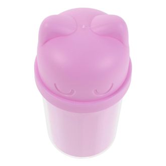 Soimiss Tragbarer Zahnb&uuml;rstenhalter und Mundsp&uuml;lbecher mit Katzenmotiv Doppelwandig Kunststoff Kompakt f&uuml;r Reisen und Familienausfl&uuml;ge