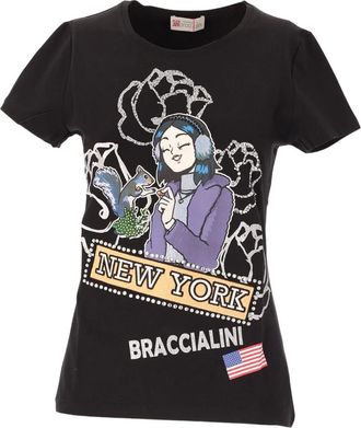 Braccialini T-shirt Savannah - Femme - Tops - Noir - Taille: 38/40 FR