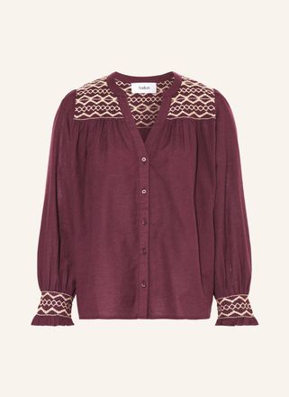 BA&SH Ba&Sh Bluse Samantha Mit Stickereien rot