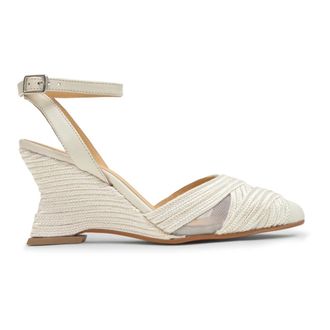 Castaner Femme, Chaussures, Blanc, Taille: 37 EU Joy Slingback Wedge