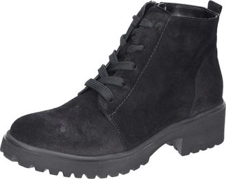 Waldläufer Damen Stiefeletten Schuhe Luise Schnürboots Veloursleder Elegant Freizeit Uni