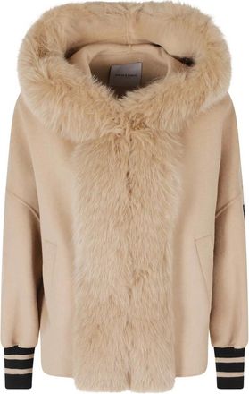 Ermanno Scervino Femme, Vestes, Beige, Taille: 36 FR Faux Fur & Shearling Vestes