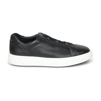 Officine Creative Schwarze Sneakers mit Wei&szlig;er Sohle - - Shoes - Herren - Schwarzk - 43 EU
