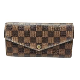 Louis Vuitton Portefeuille long Damier doccasion (bi-pli) - Femme - Pre-owned - Brun - Taille: ONE Size