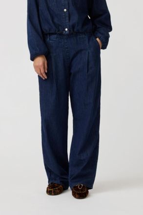Alchemist Damen vegan Hose Moonflower Dunkelblau