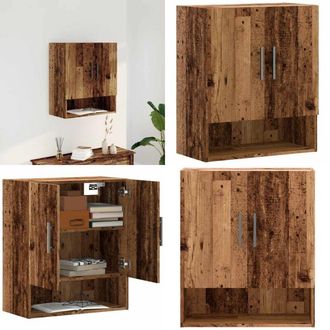 vidaXL Wandschrank Altholz-Optik 60x31x70 cm Holzwerkstoff - Vidaxl
