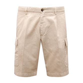 BRIGLIA 1949 Newport Bermuda Cargo Shorts - - Shorts - Herren - Wei&szlig; - XL