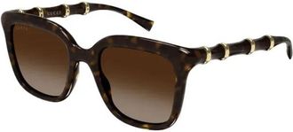 Gucci GG2058S Havana Oversized Sunglasses - Brown