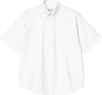Carhartt Work in Progress Homme, Chemises, Blanc, Taille: XL Braxton Shirt