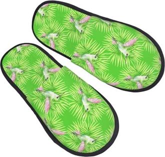 Generic &eacute;l&eacute;gant Pantoufles Femmes Hommes Colibri Feuilles de palmier Accueil Slippers Respirant Chaussons dint&eacute;rieur pour Int&eacute;rieur Maison Ext&eacute;rieur L