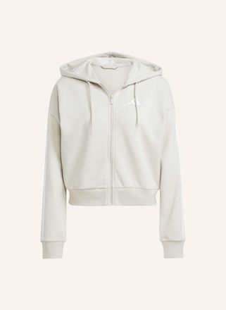 adidas Essentials 3-Streifen French Terry Kapuzenjacke beige