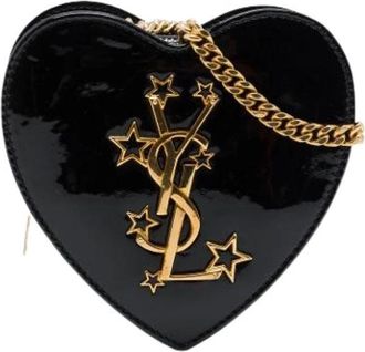 Saint Laurent Sac bandouli&egrave;re Pre-owned &agrave; cha&icirc;ne - Femme - Pre-owned - Noir - Taille: ONE Size