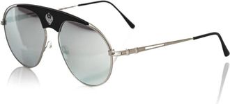 Frankie Morello Homme, Accessoires, Gris, Taille: ONE Size Lunettes de soleil masque