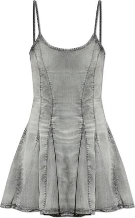 Diesel Femme, Robes, Gris, Taille: 40 FR De-Spoky S Dress