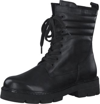 Marco Tozzi Marco Tozzi Damen 2-2-25206-29 Leder Schnürstiefelette Stiefelette, Black Antic, 40 EU