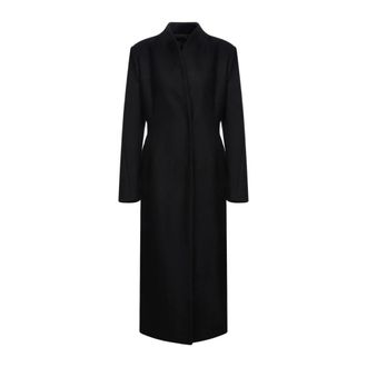 VSP Vsp, Femme, Manteaux, Noir, Taille: 38 FR Manteau en laine Luce