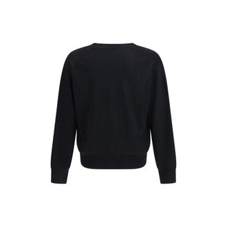 Ami Mens Black Merino Wool Cardigan Clothing
