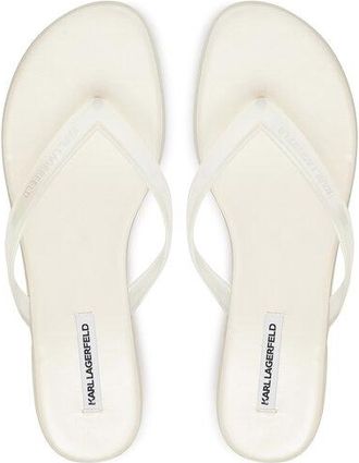 Karl Lagerfeld Zehentrenner Jelly Hell KL83006 VT1 Wei&szlig;