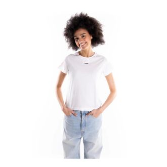 Pinko Pinko - T-shirt Basico - Femme - Tops - Blanc - Taille: 38 FR