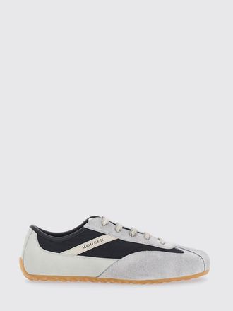 Alexander McQueen McQueen Boxe Low-Top-Sneakers aus Kalbsleder und Nylon