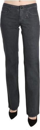 Costume National Femme, Jeans, Gris, Taille: W26 Jean Droit Jambe Standard Taille Mi-Haute en Denim