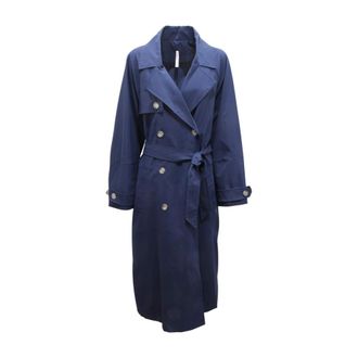 Imperial Doppelreihige Wolljacke - - Coats - Damen - Blau - S