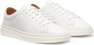 HUGO BOSS Sneaker Kieran Tenn aus Glattleder mit Label-Prägung in