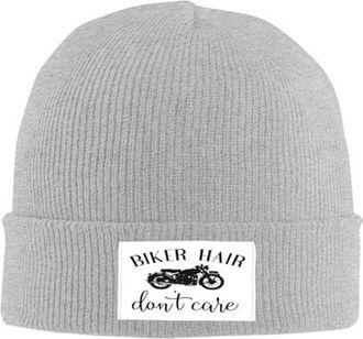 Generic Extensible Tricot&eacute; Bonnet, Les Cheveux de Motard sen fichent, &Eacute;pais Chapeau dhiver Tricot&eacute;, Bonnet Hiver Chaud Tricot pour Cyclisme, Ski, Adultes
