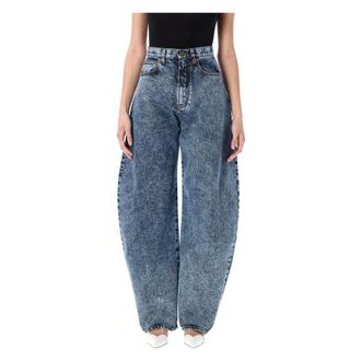 Alaia Damen, Jeans, Blau, XSGr&ouml;&szlig;e