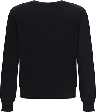 Versace Mens Black Cashmere Sweater Clothing