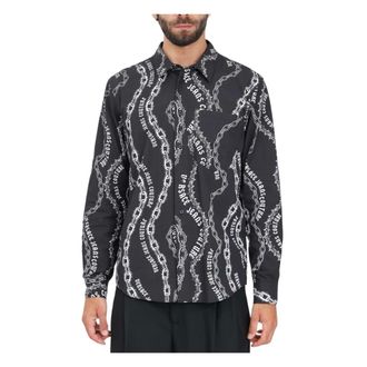 Versace Jeans Couture Homme, Chemises, Noir, Taille: XL Chemise en Coton - Design &Eacute;l&eacute;gant