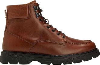 HUGO BOSS Jacob Stiefel f&uuml;r Herren, Leder, Blockabsatz (Braun)