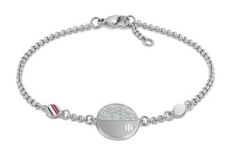 Tommy Hilfiger Jewelry Armband f&uuml;r Damen aus Edelstahl mit einem Charm - 2780460