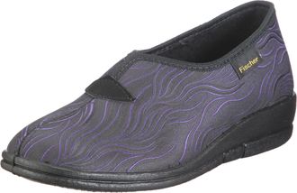 Fischer Markenschuh Fischer Dora 313520, Damen Hausschuhe, Violett (Flieder 596), 41 EU (7 UK)