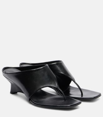 Khaite Mules Marlow 55 en cuir