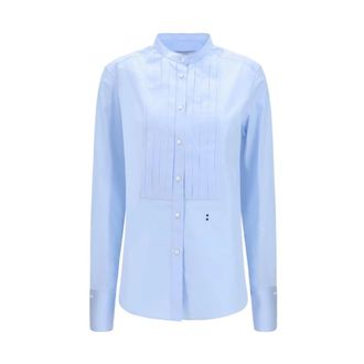 Fendi Popeline-Hemd - - Blouses & Shirts - Damen - Blau - S