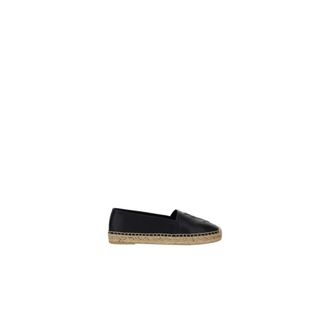 Saint Laurent Monogram Espadrilles aus Lammleder - - Shoes - Damen - Schwarzk - 40 EU
