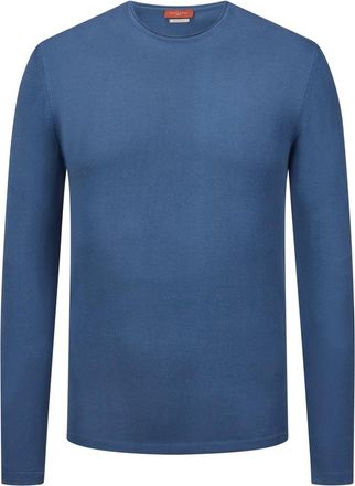 Daniele Fiesoli Softer Rundhalspullover aus &auml;gyptischer Baumwolle in