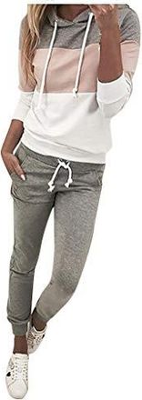 Generic Combinaisons Femmes Compl&egrave;te Offres Compl&egrave;te Course Femme Course 2 Pi&egrave;ces Sweat &Agrave; Glissi&egrave;re Pour Course En Coton Plein Gym Surv&ecirc;tement D&eacute;contract&eacute; Spo