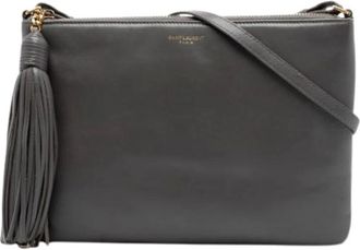 Saint Laurent Sac bandouli&egrave;re Pre-owned - Femme - Pre-owned - Gris - Taille: ONE Size