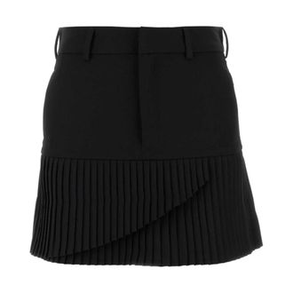 Maison Margiela Femme, Jupes, Noir, Taille: 38 FR Short Skirts