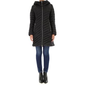Add Piumino lungo con cappuccio - - Coats - Damen - Schwarzk - XL