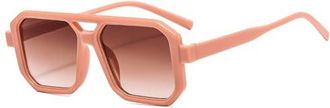 Generic Lunettes De Soleil Carr&eacute;es For Hommes, For La Conduite, Les Vacances En Plein Air, D&eacute;placements Quotidiens For Femmes(Pink)