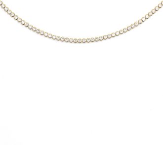 Singularu Halskette Aurora. Messing mit 18K vergoldung und Zirkonia. Schmuck für Damen