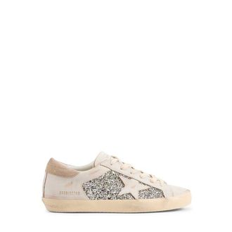Golden Goose Baskets SUPER-STAR DOUBLE QUARTER WITH L en cuir m&eacute;lang&eacute;